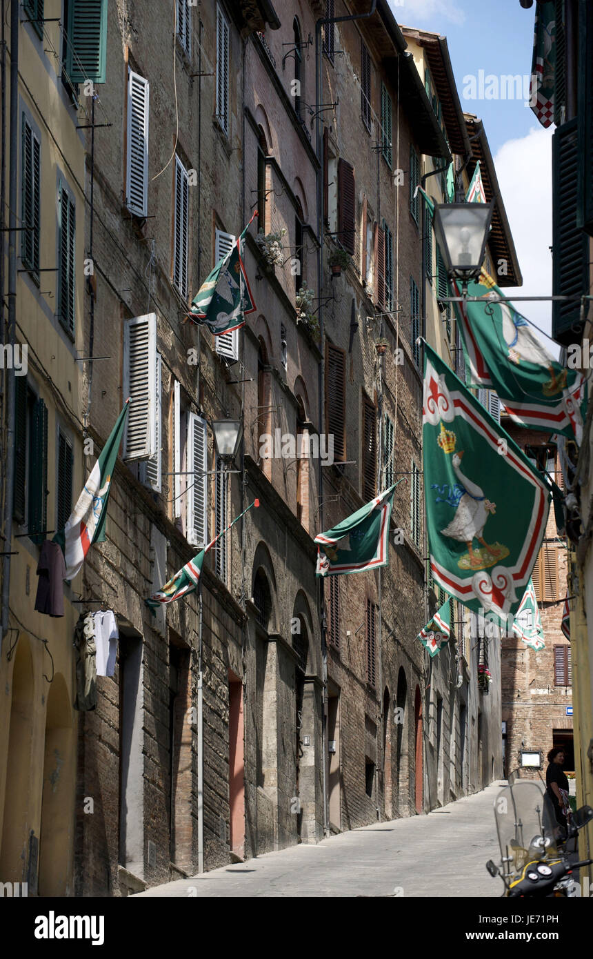 Siena tuscany italy flag flags hi-res stock photography and images - Alamy