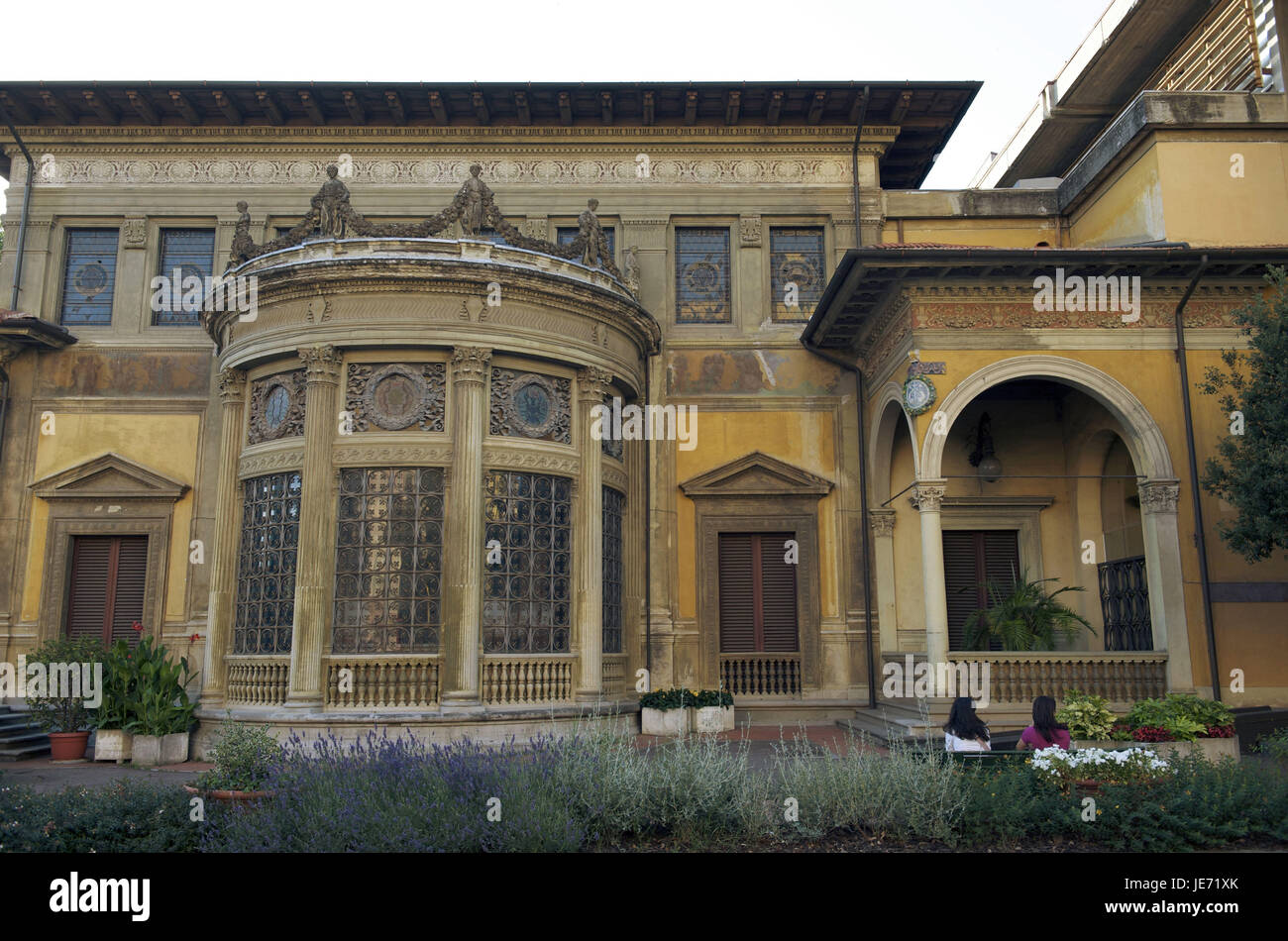 Italy, Tuscany, Montecatini Terme, spa, historical building in the ...