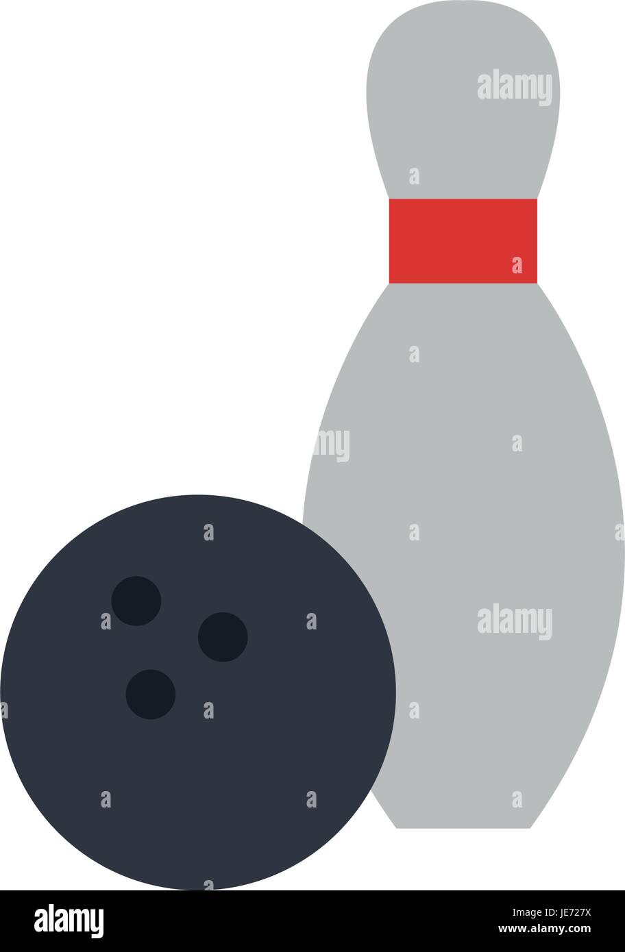 bowling pines isolated icon vector illustration design Stock Vector ...