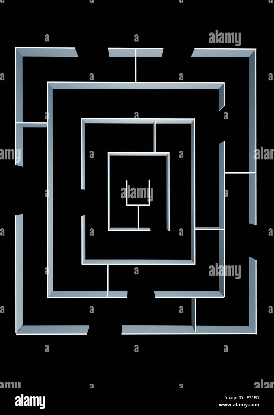 Wall labyrinth ways hi-res stock photography and images - Alamy