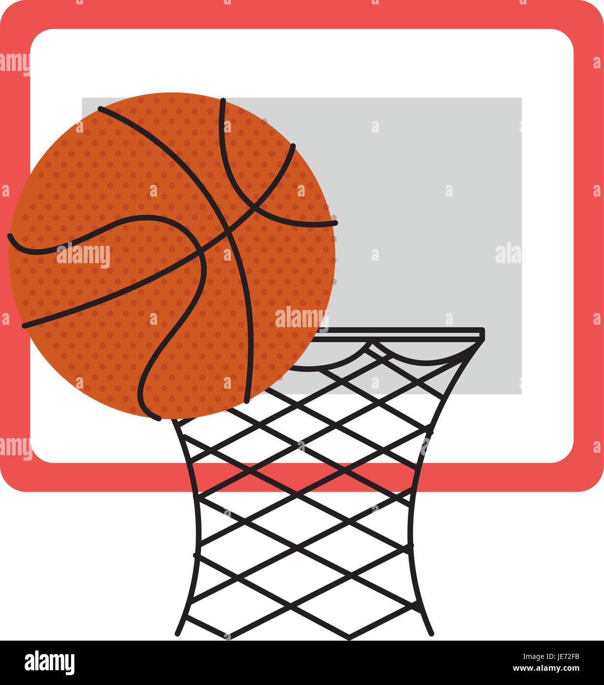 Basketball goal point Stock Vector Images - Alamy