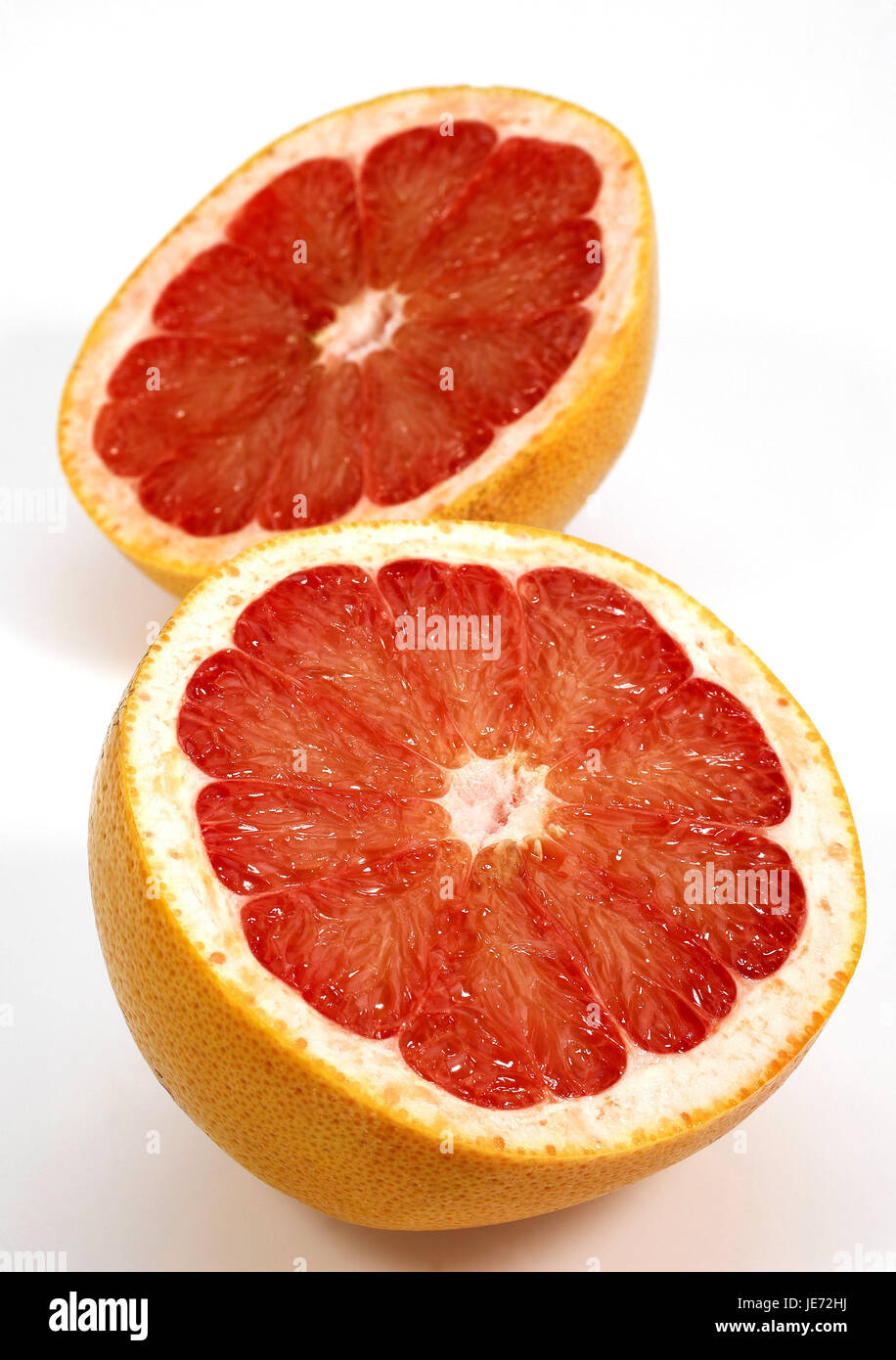 Grapefruit, Citrus paradisi, white background Stock Photo - Alamy