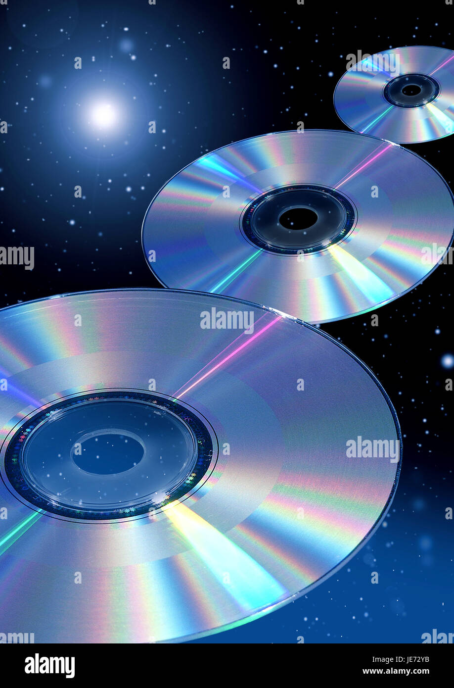 CD's in the universe Stock Photo - Alamy