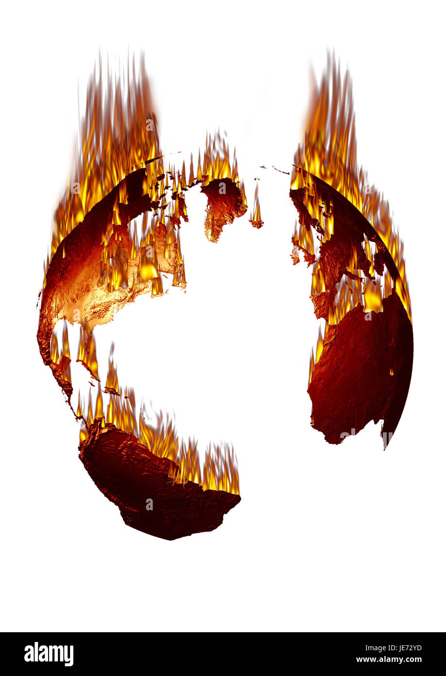 Burning map hi-res stock photography and images - Alamy