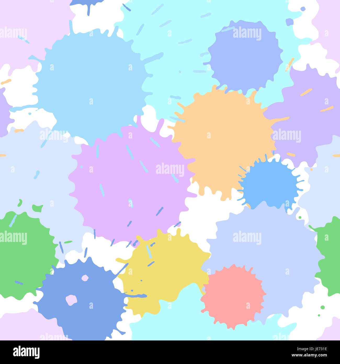 Seamless pattern with ink and paint spots Stock Vector Image & Art - Alamy
