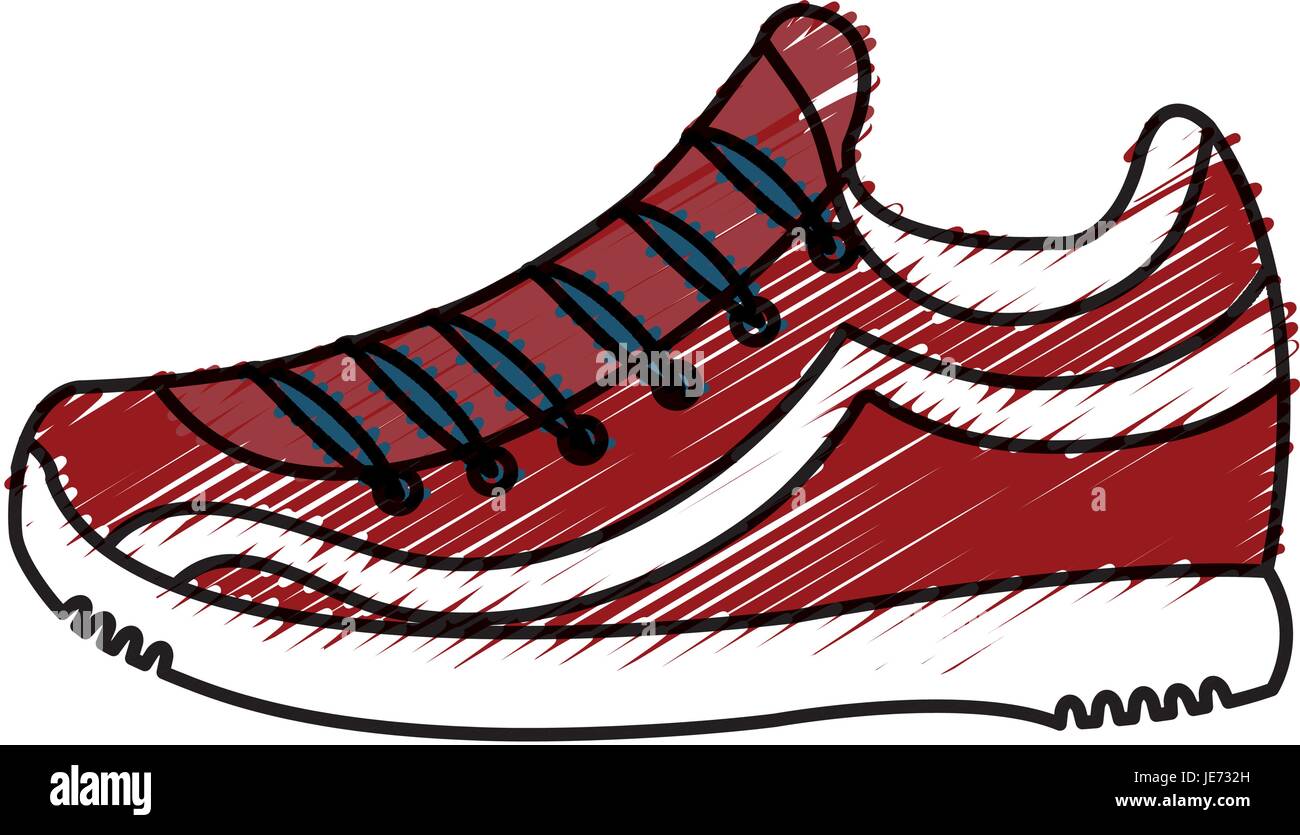 tennis shoe isolated icon vector illustration design Stock Vector Image & Art - Alamy
