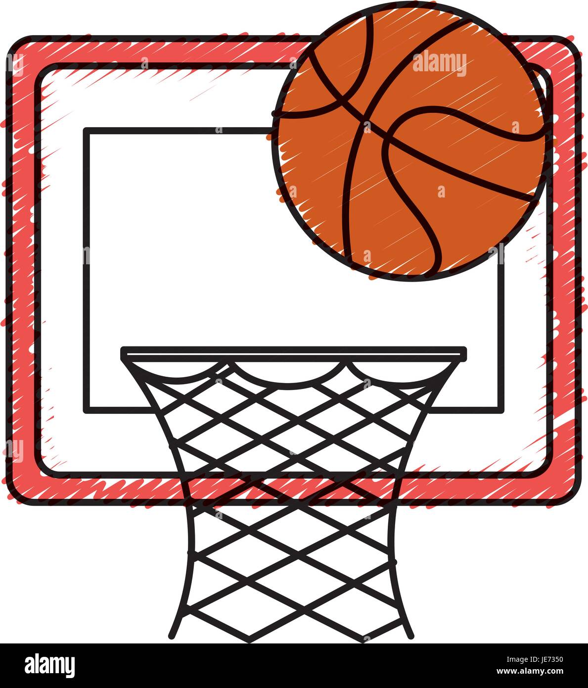 Basketball goal point Stock Vector Images - Alamy