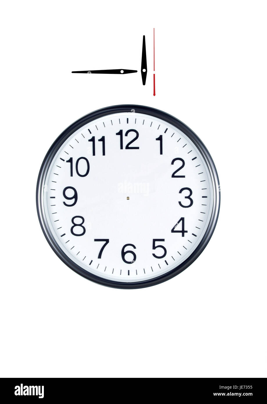 Clock and single pointers Stock Photo - Alamy