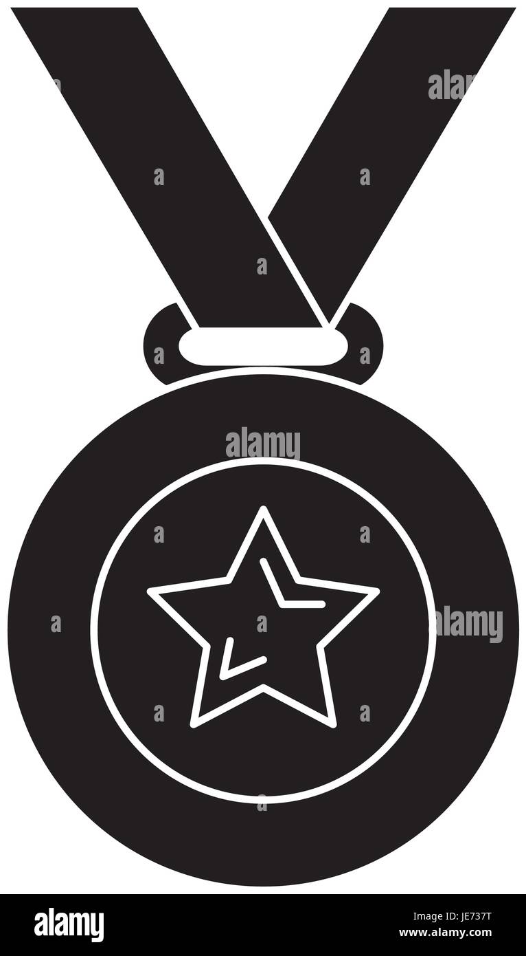 champion medal with star vector illustration design Stock Vector Image ...