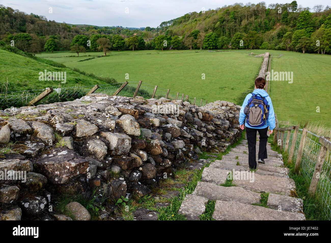 Hadrians wall near gilsland hi-res stock photography and images - Alamy