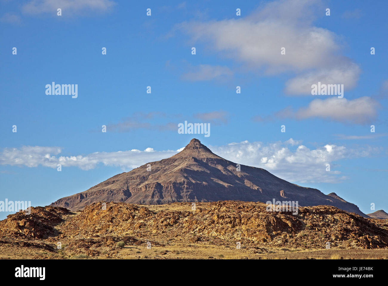 Africa, Namibia, Kunene region, Damara country, mountain landscape ...