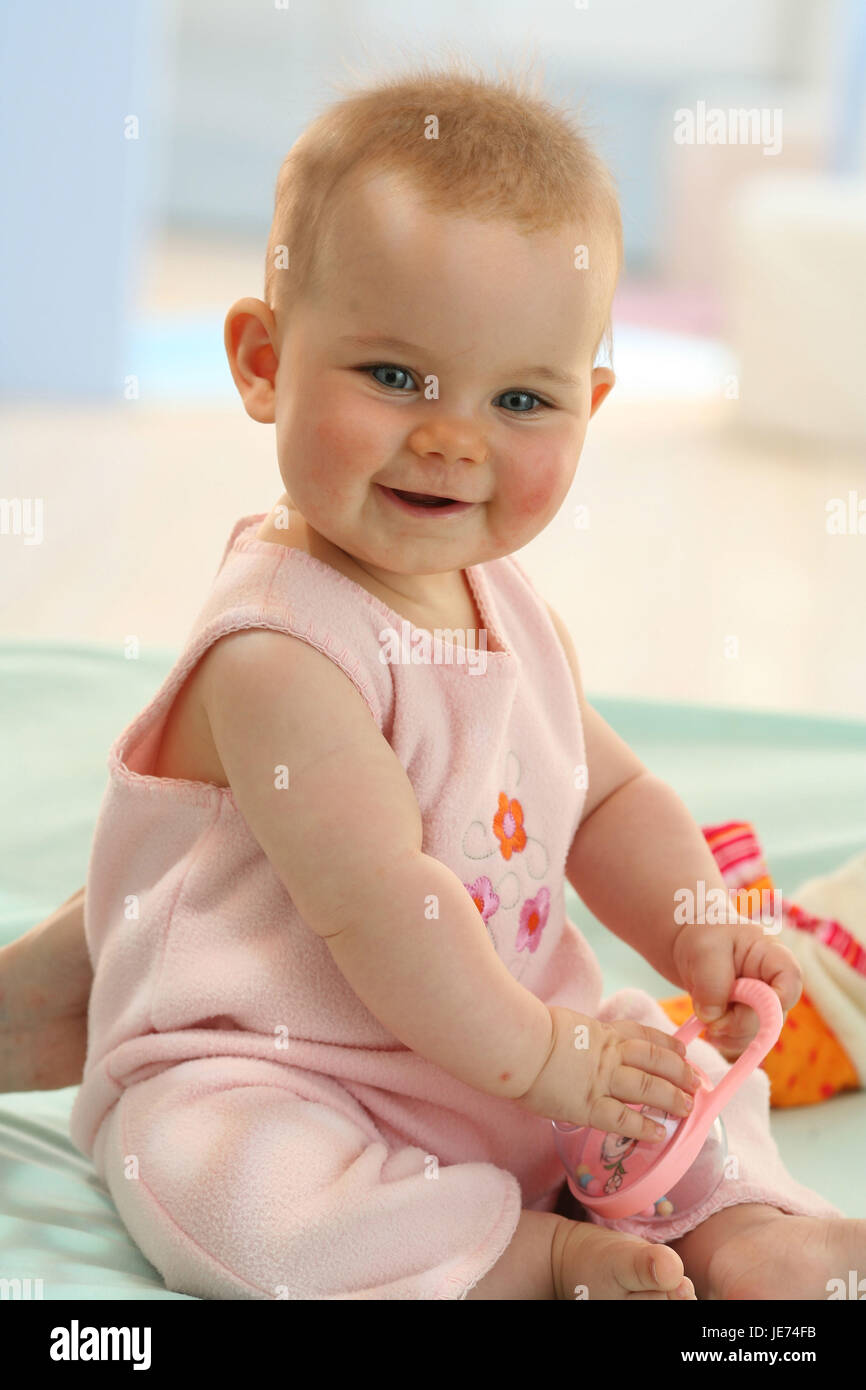 Baby, 6 months, play Stock Photo - Alamy