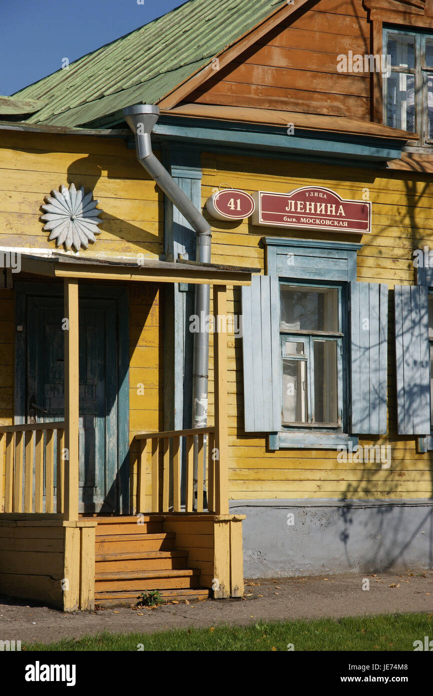 Russia, Uljanowsk, wooden house, Simbirsk, building, house, woodwork ...