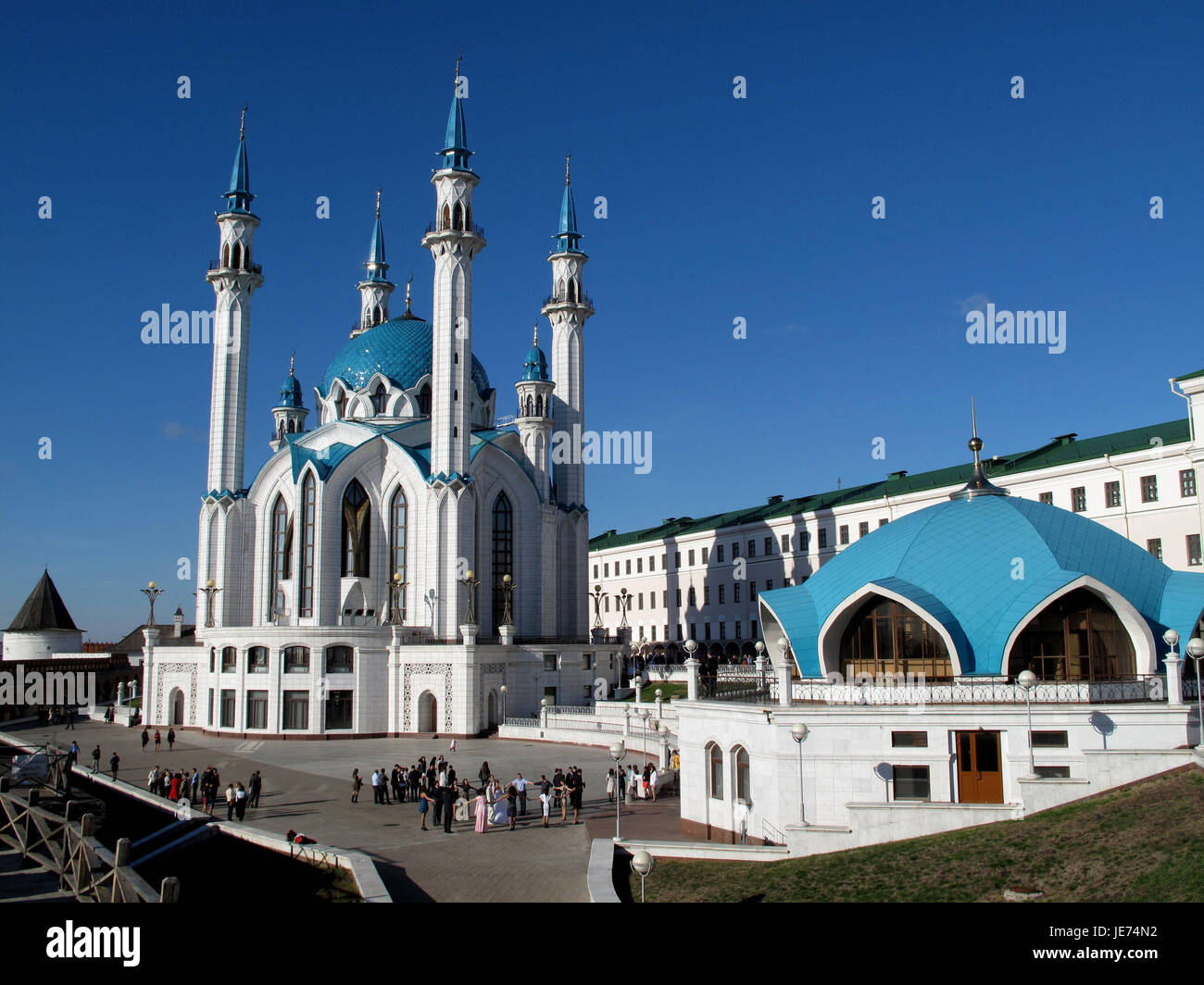 Russia, republic of Tatarstan, Kazan, Kremlin, Kul Scharif mosque ...