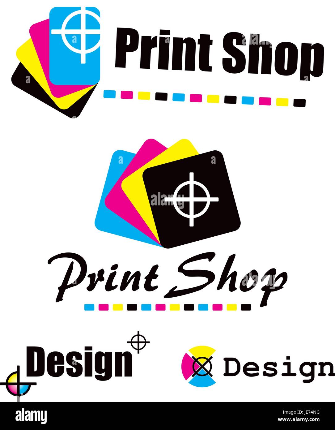 Set of CMYK designs Stock Vector Image & Art - Alamy