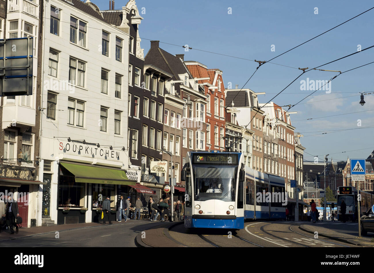 Holland, the Netherlands, Amsterdam, streetcar Stock Photo - Alamy