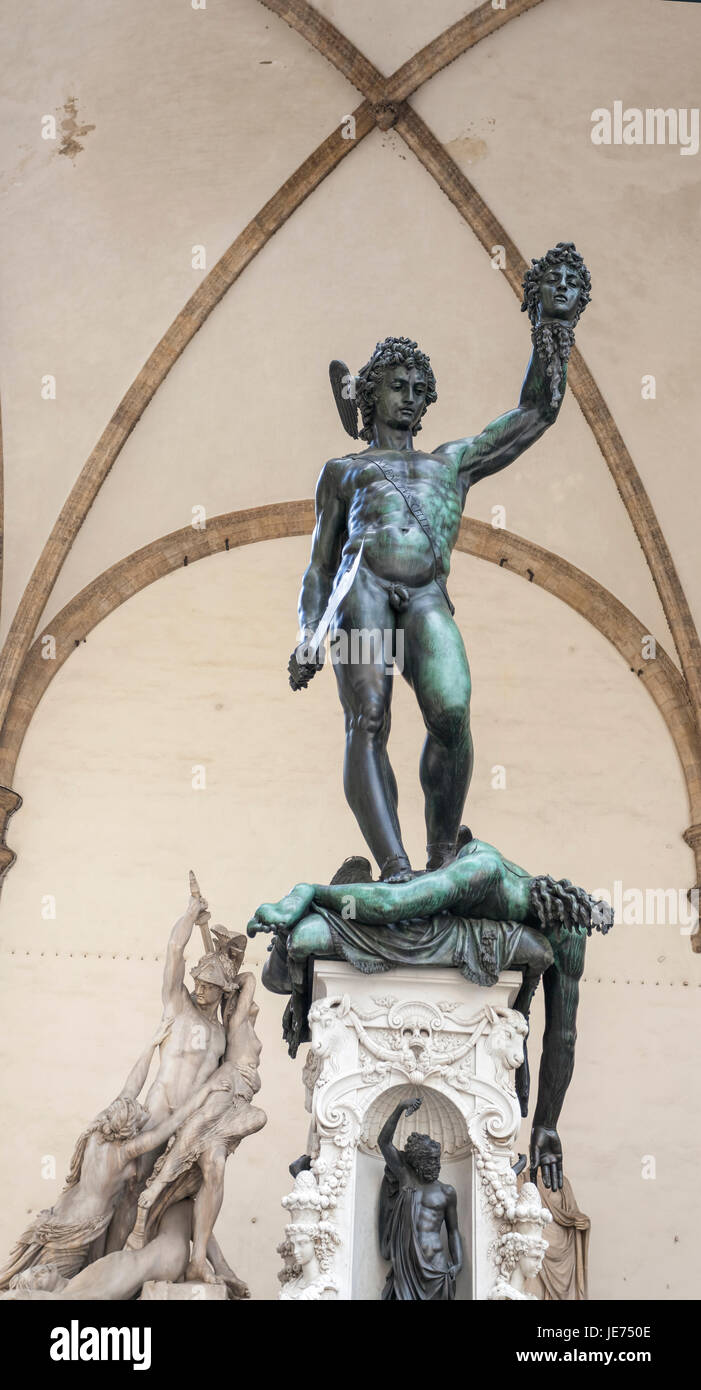 Bronze Sculpture of Triumphant Perseus with the head of Medusa (1545 ...