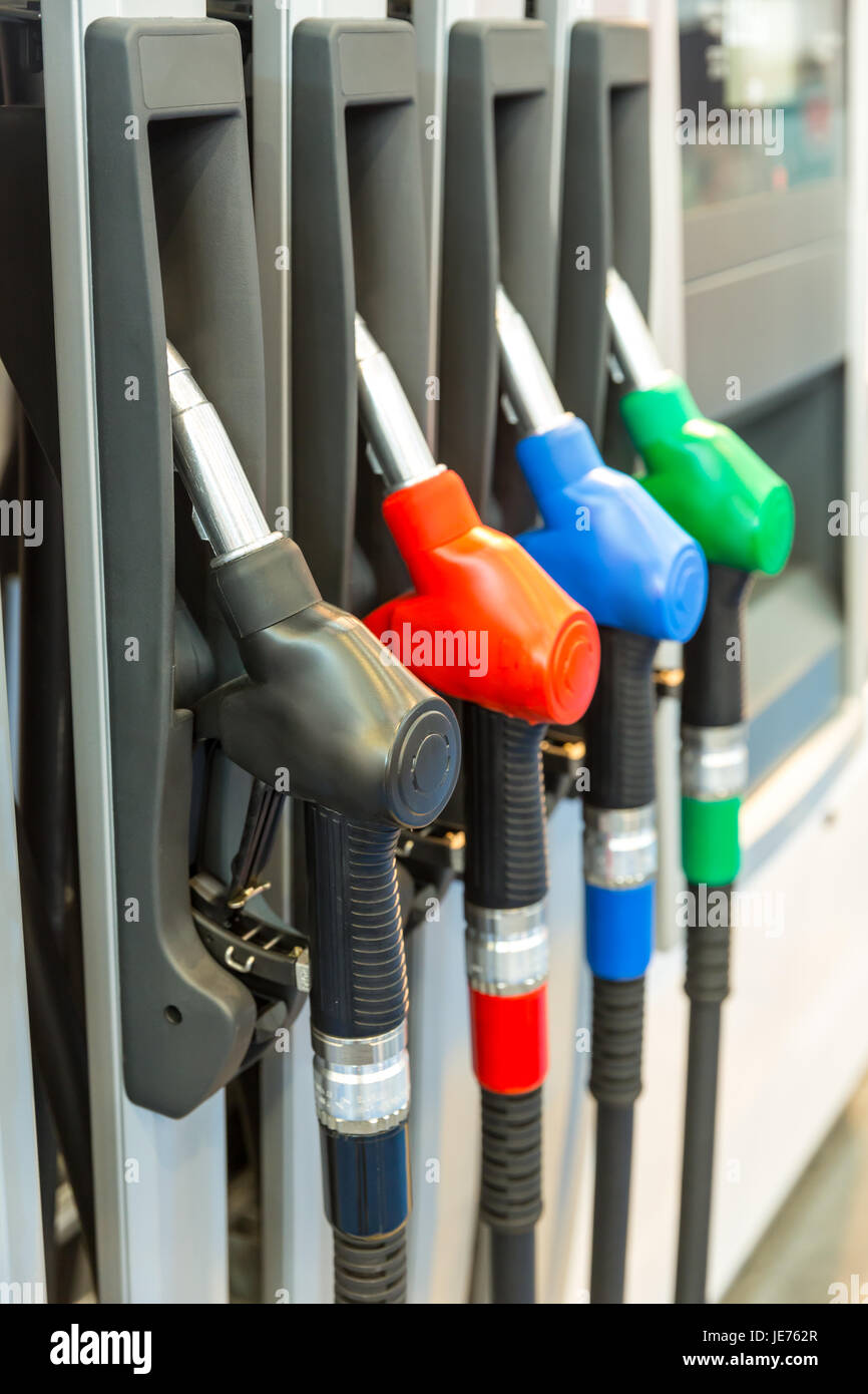 Green color fuel pump gun hi-res stock photography and images - Alamy