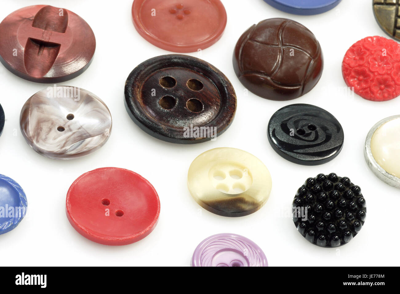 Different colors and shades buttons on bright background Stock Photo ...