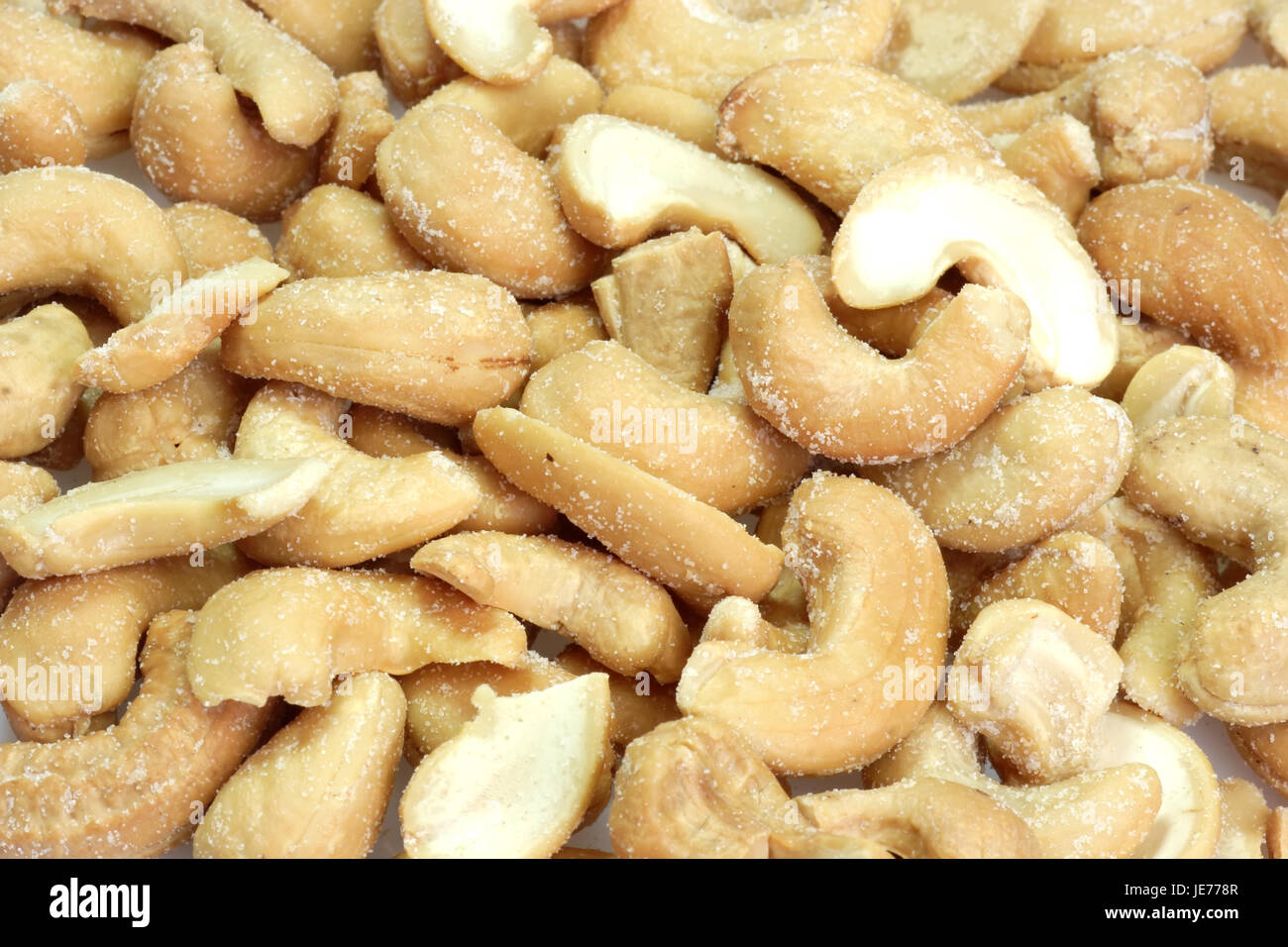 Cashews in detail as background. Shot in Studio Stock Photo - Alamy