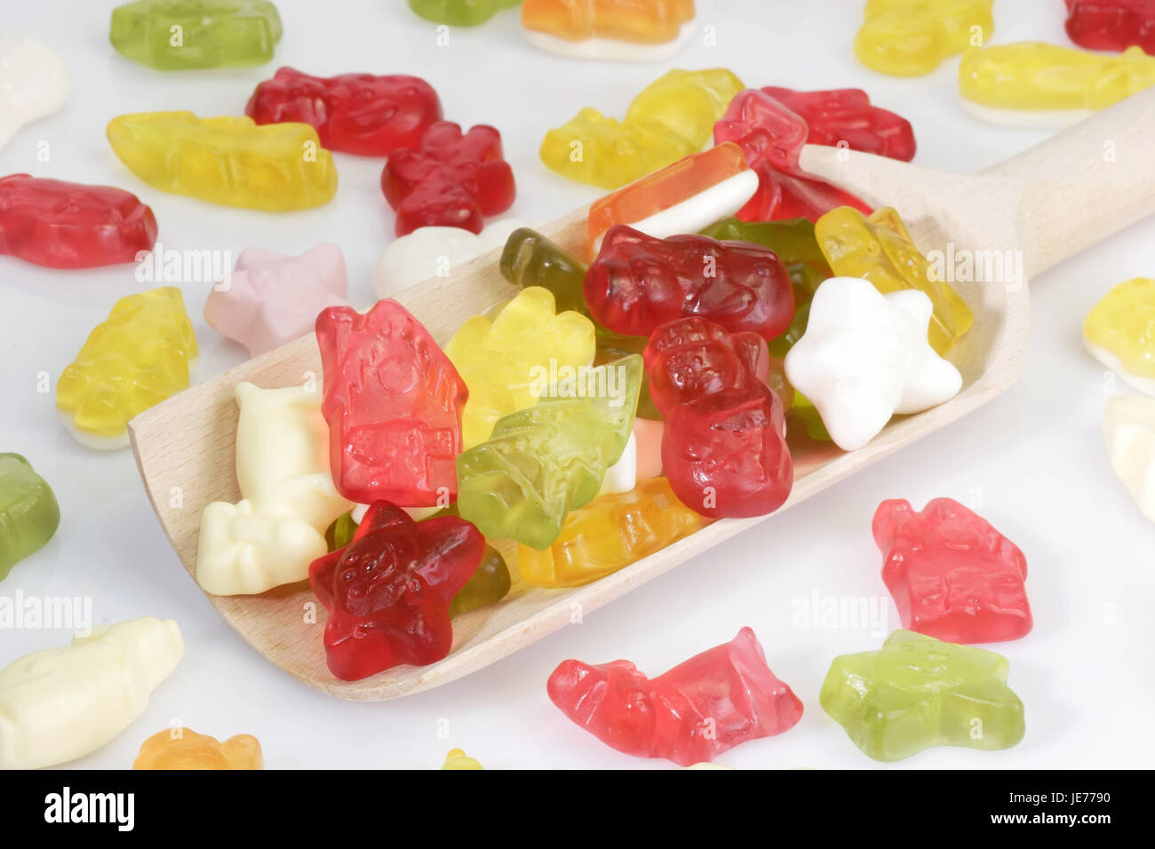 Colorful candy on bright background Stock Photo - Alamy