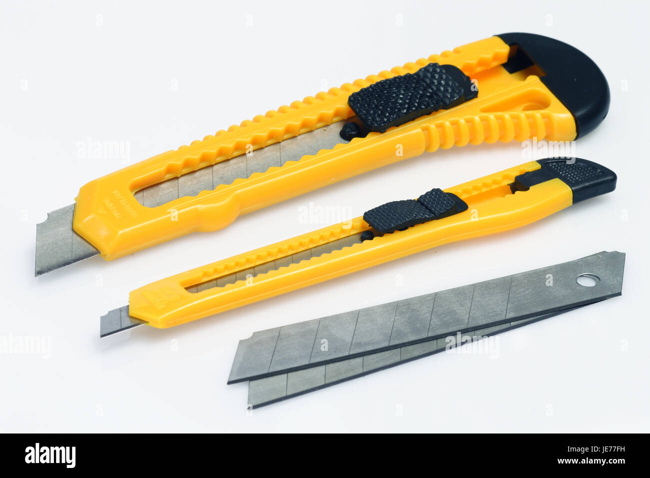 Yellow box cutter hi-res stock photography and images - Alamy