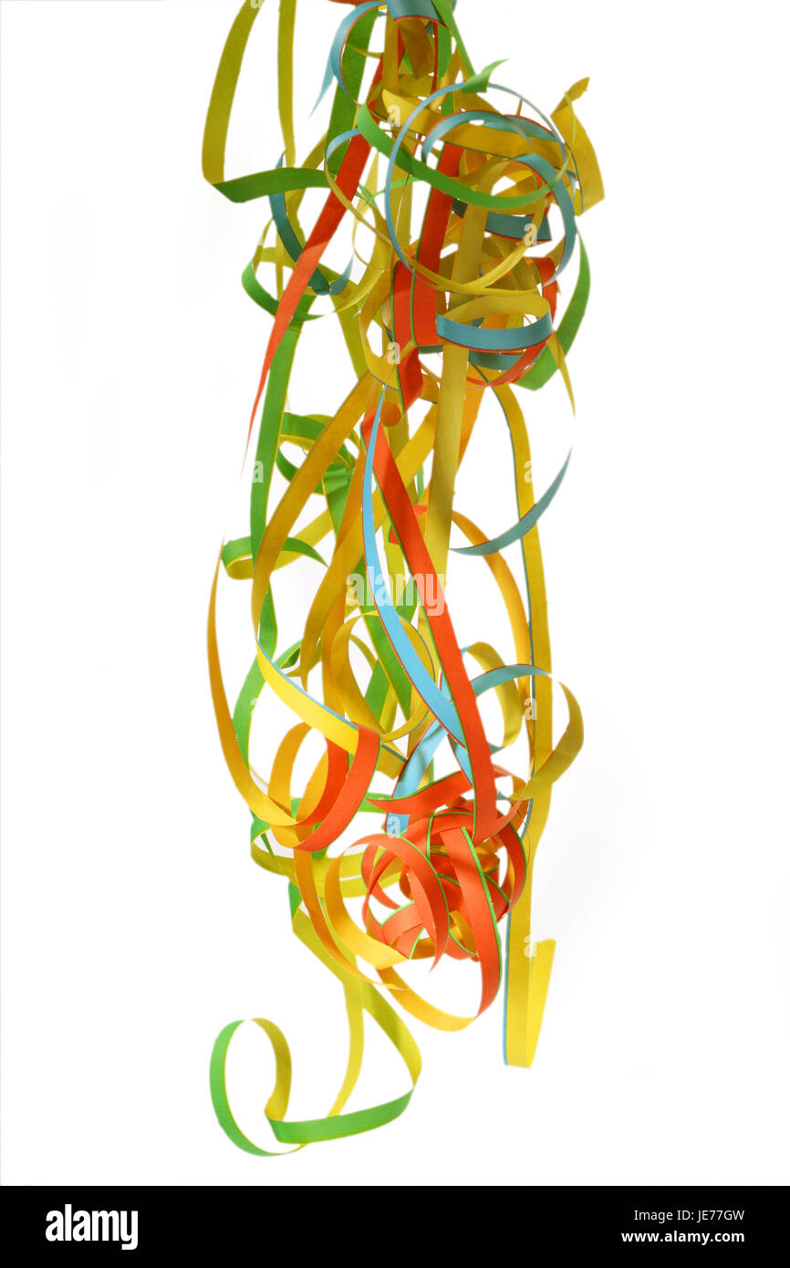 Paper Streamer on bright background Stock Photo - Alamy