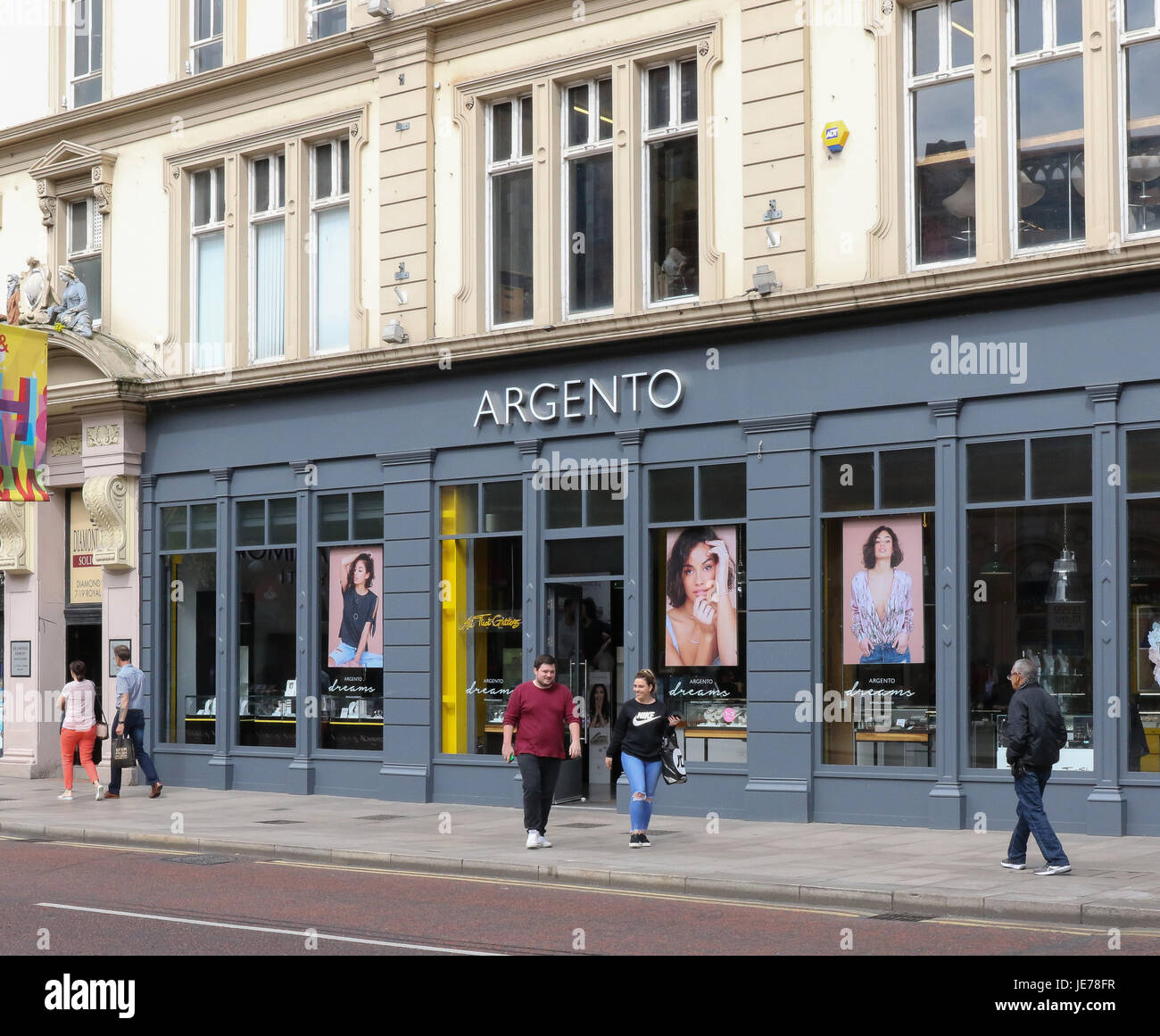The Argento store in Royal Avenue, Belfast, Northern Ireland Stock ...