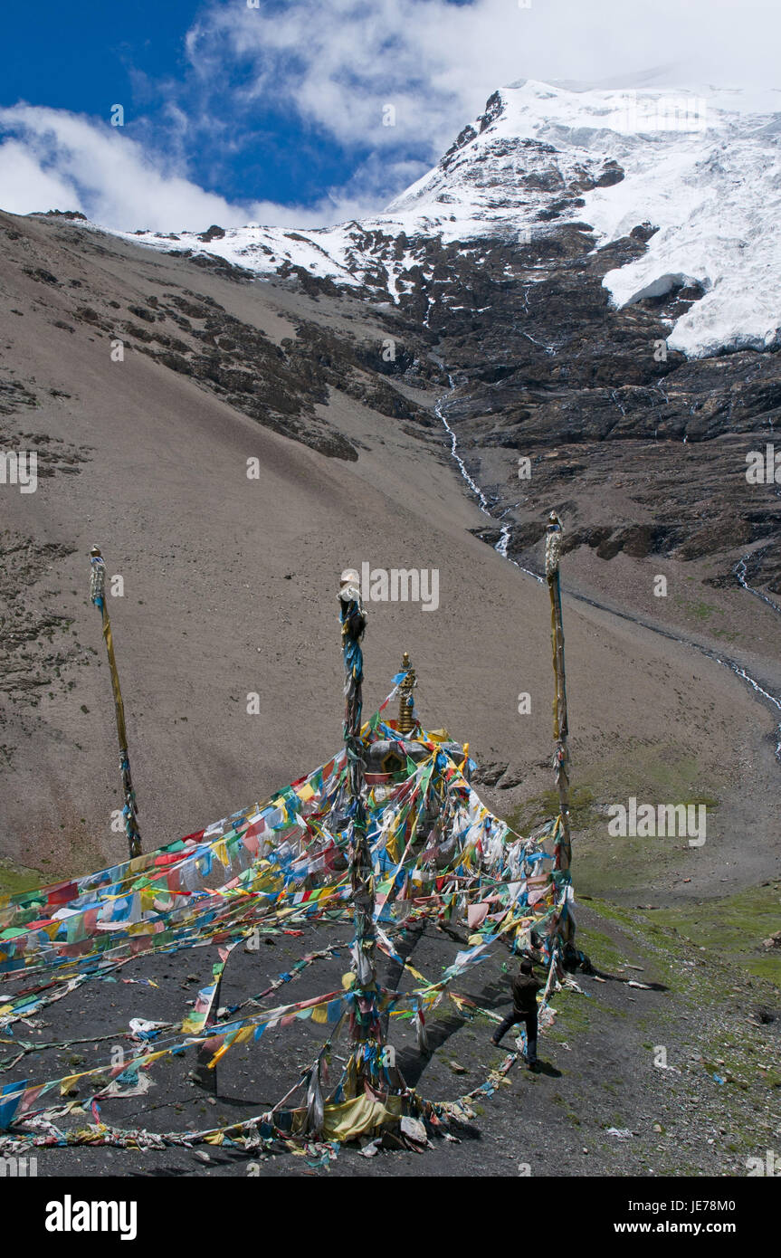 The Karo-La pass, Friendship highway, Tibet, Asia Stock Photo - Alamy