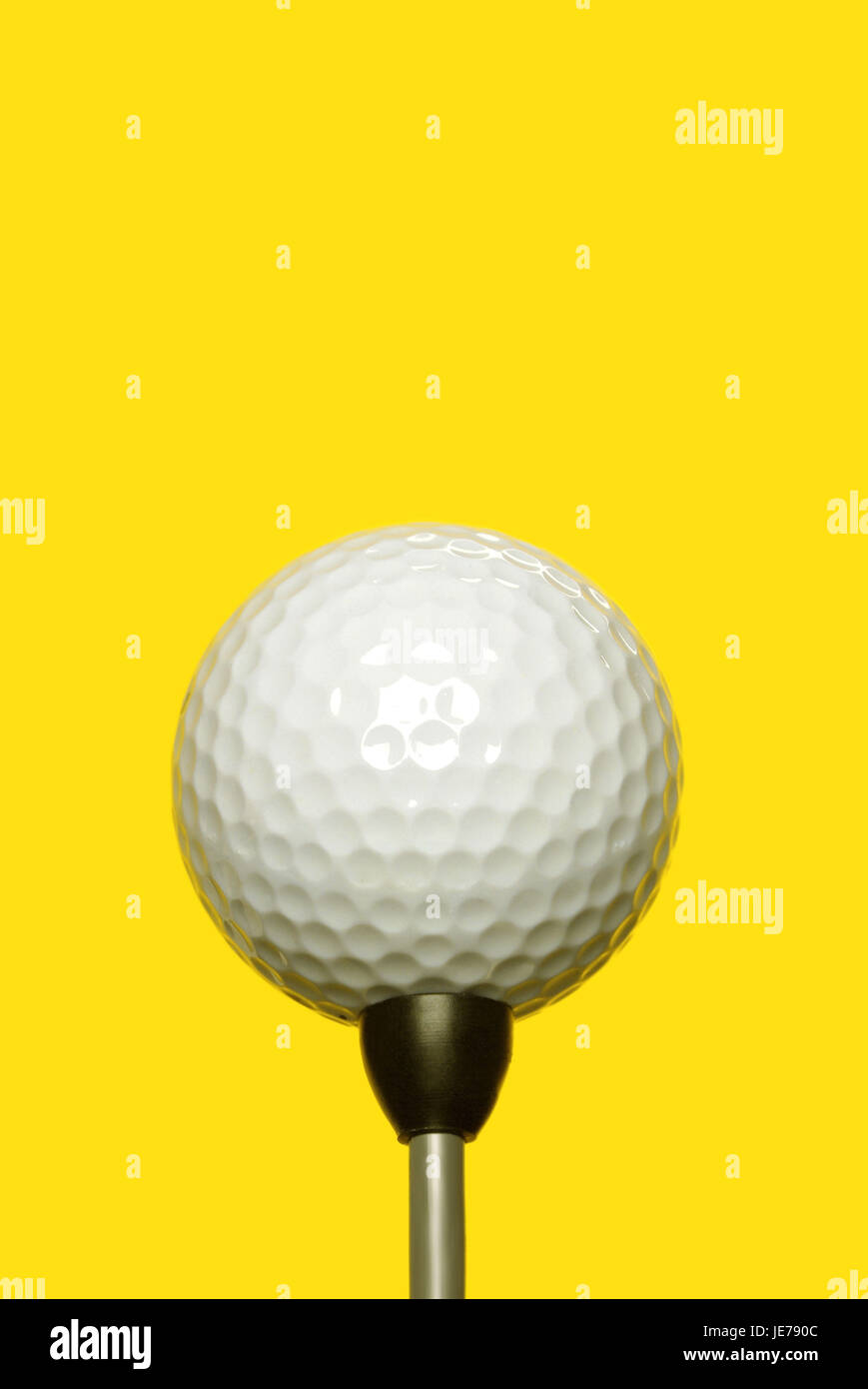 Golf ball on Golf tea Stock Photo - Alamy