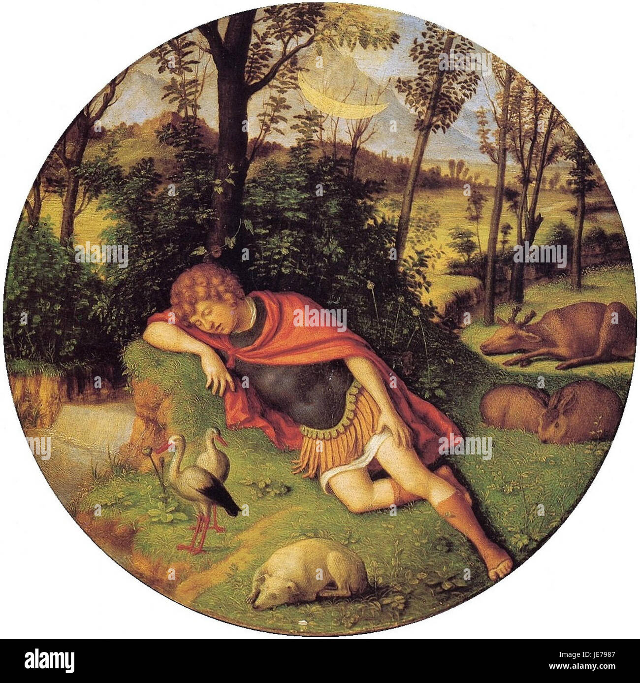 Cima da Conegliano's 'Endimione dormiente' (The Sleeping Endymion) is a ...