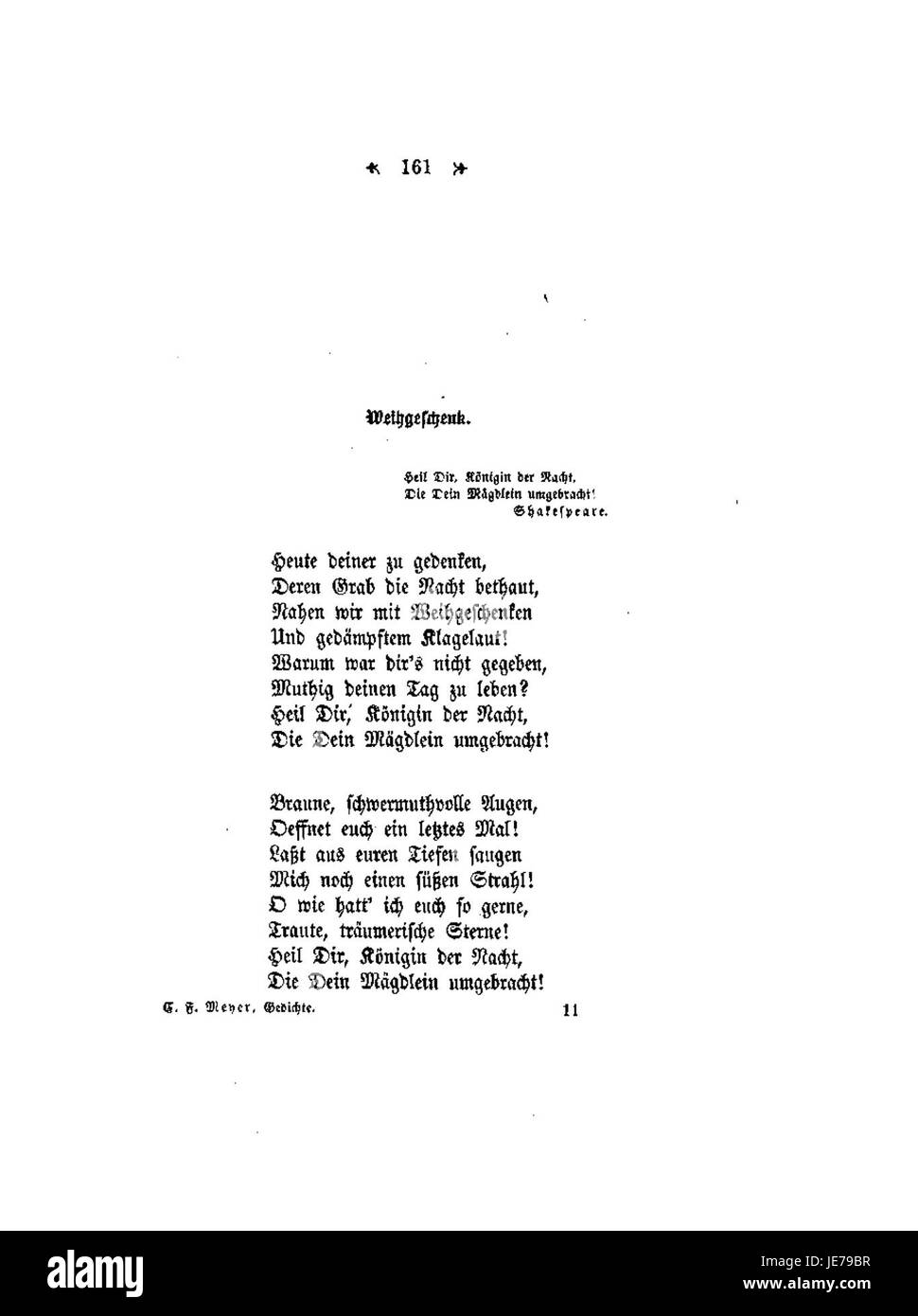 Conrad Ferdinand Meyer’s 'Gedichte' (Poems) is a collection of German ...