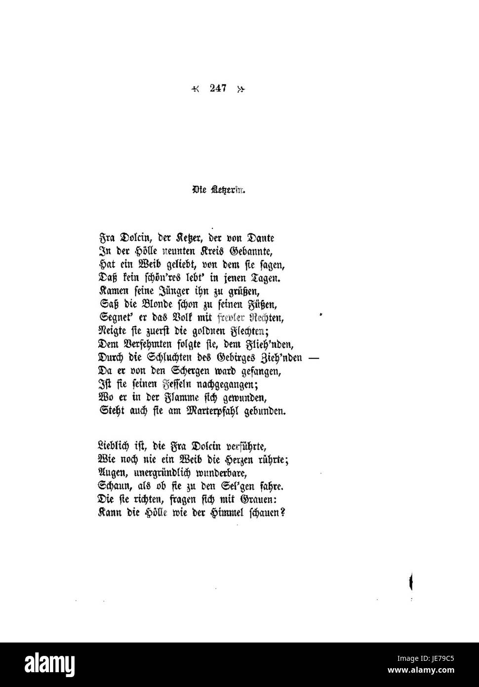 An excerpt from 'Gedichte' (Poems) by Conrad Ferdinand Meyer, focusing ...
