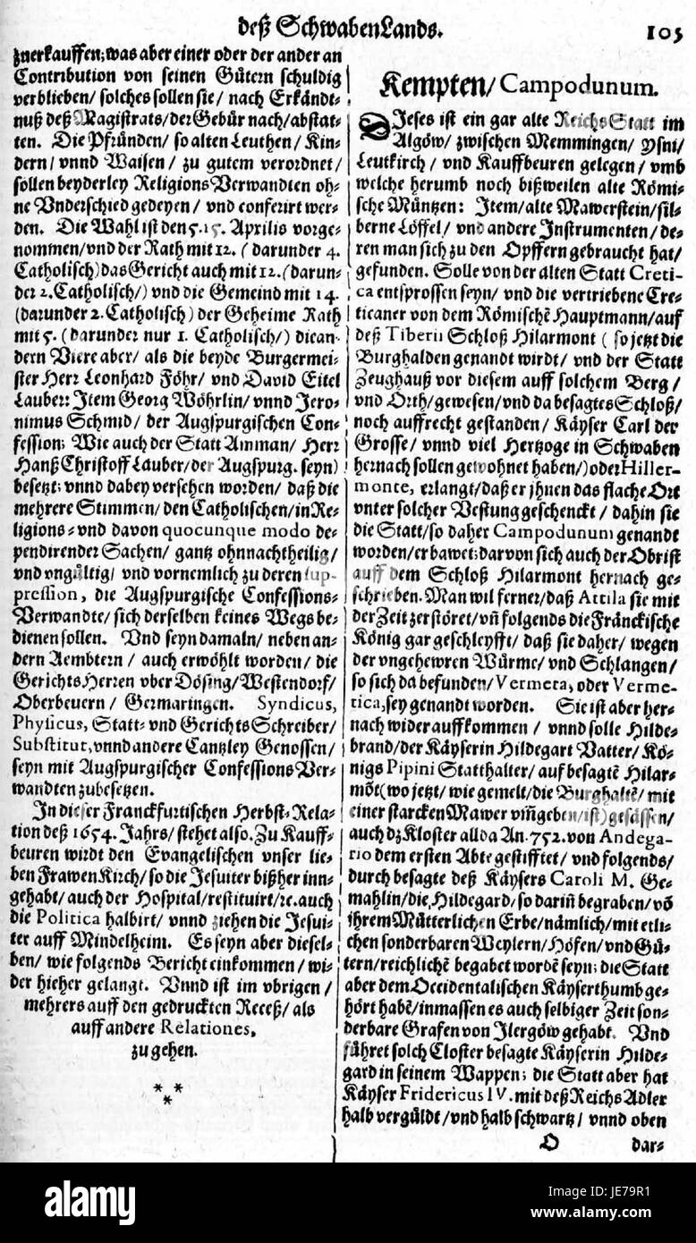 'De Merian Sueviae' is a detailed map of the region of Swabia in ...