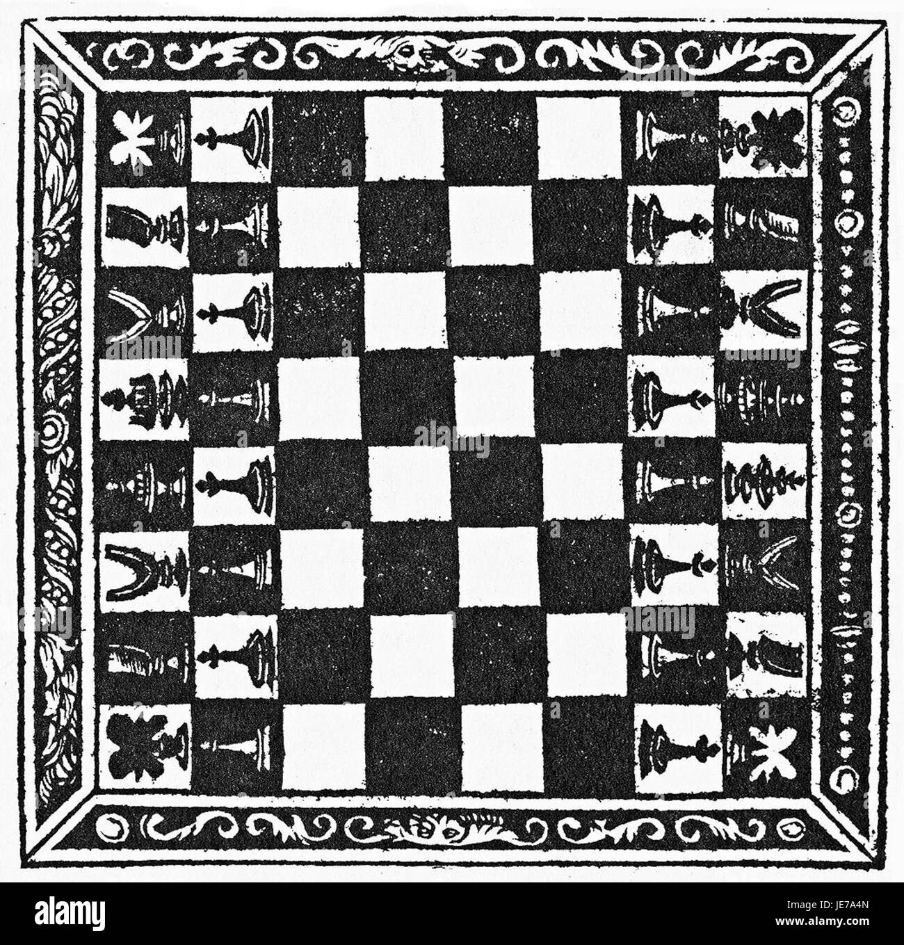 Ancient chess pieces Black and White Stock Photos & Images - Alamy