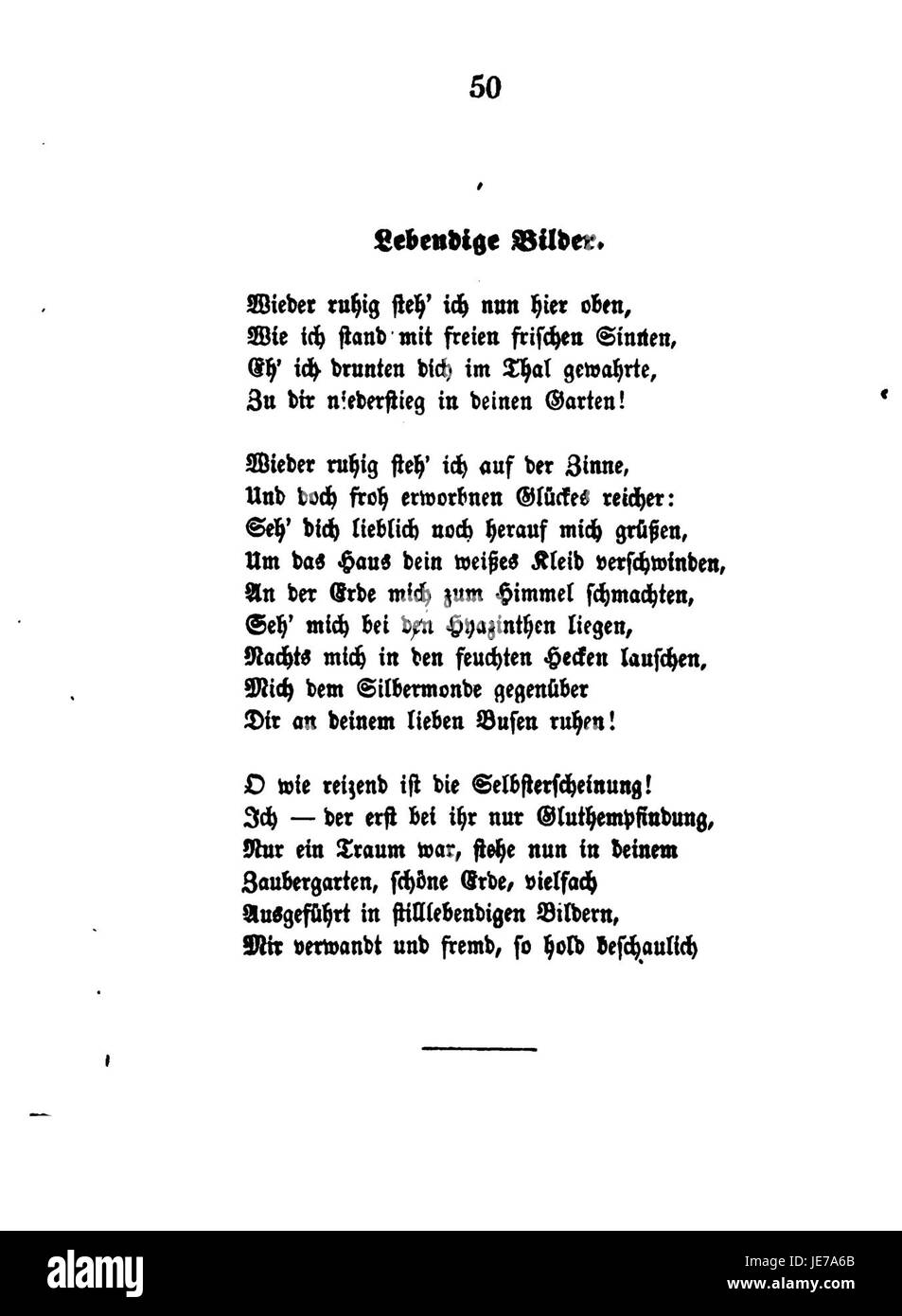 A page from the 'De Schefer Werke' series, volume 10, number 50. This ...