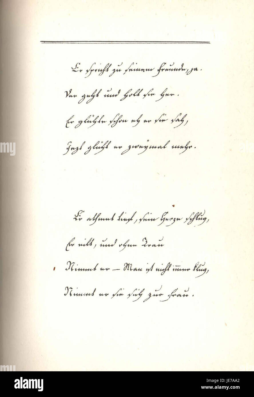 The 'Annette Manuskript' by Johann Wolfgang von Goethe is a handwritten ...