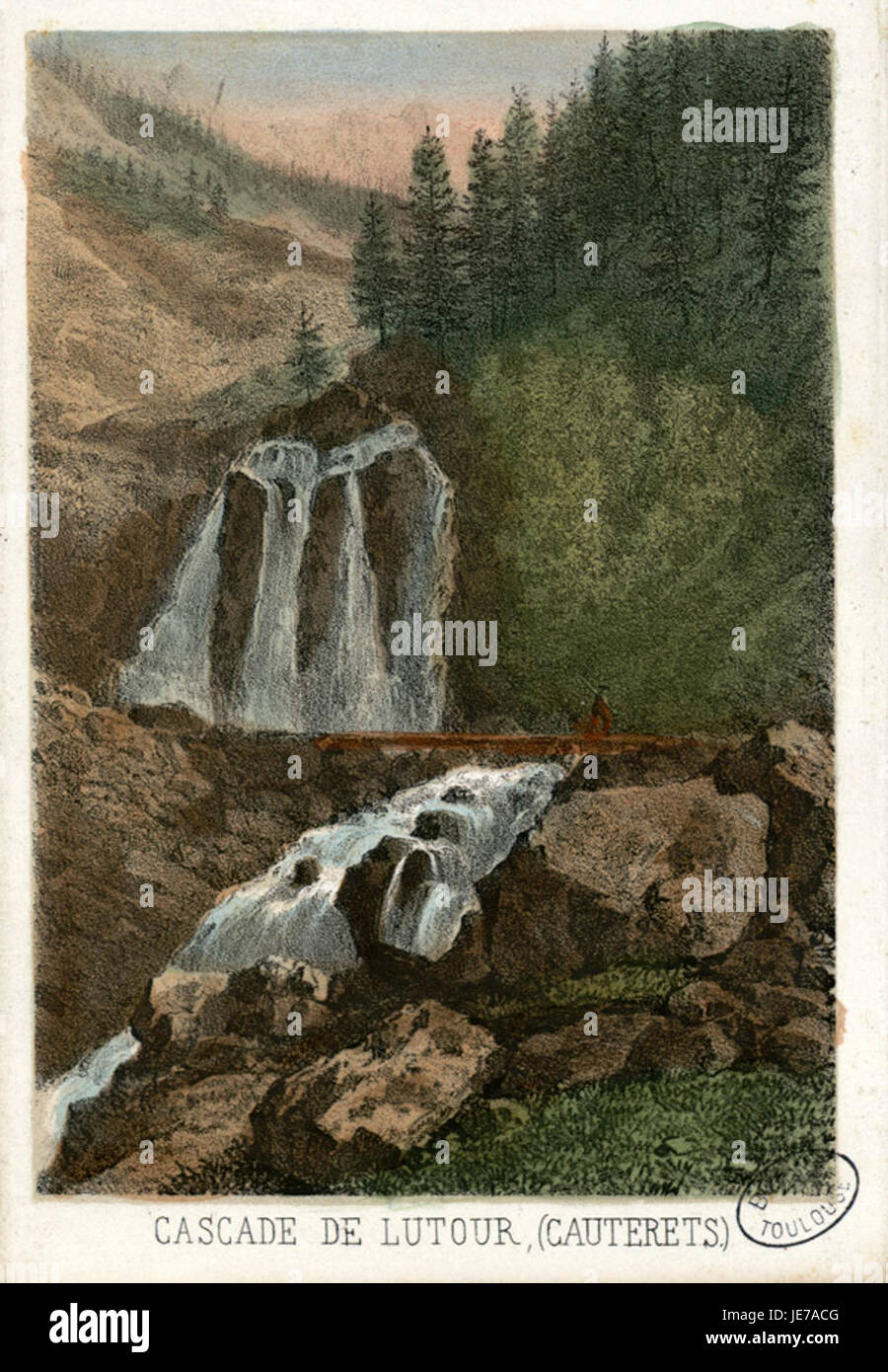 The Cascade de Lutour is a waterfall located in Cauterets, France. This ...