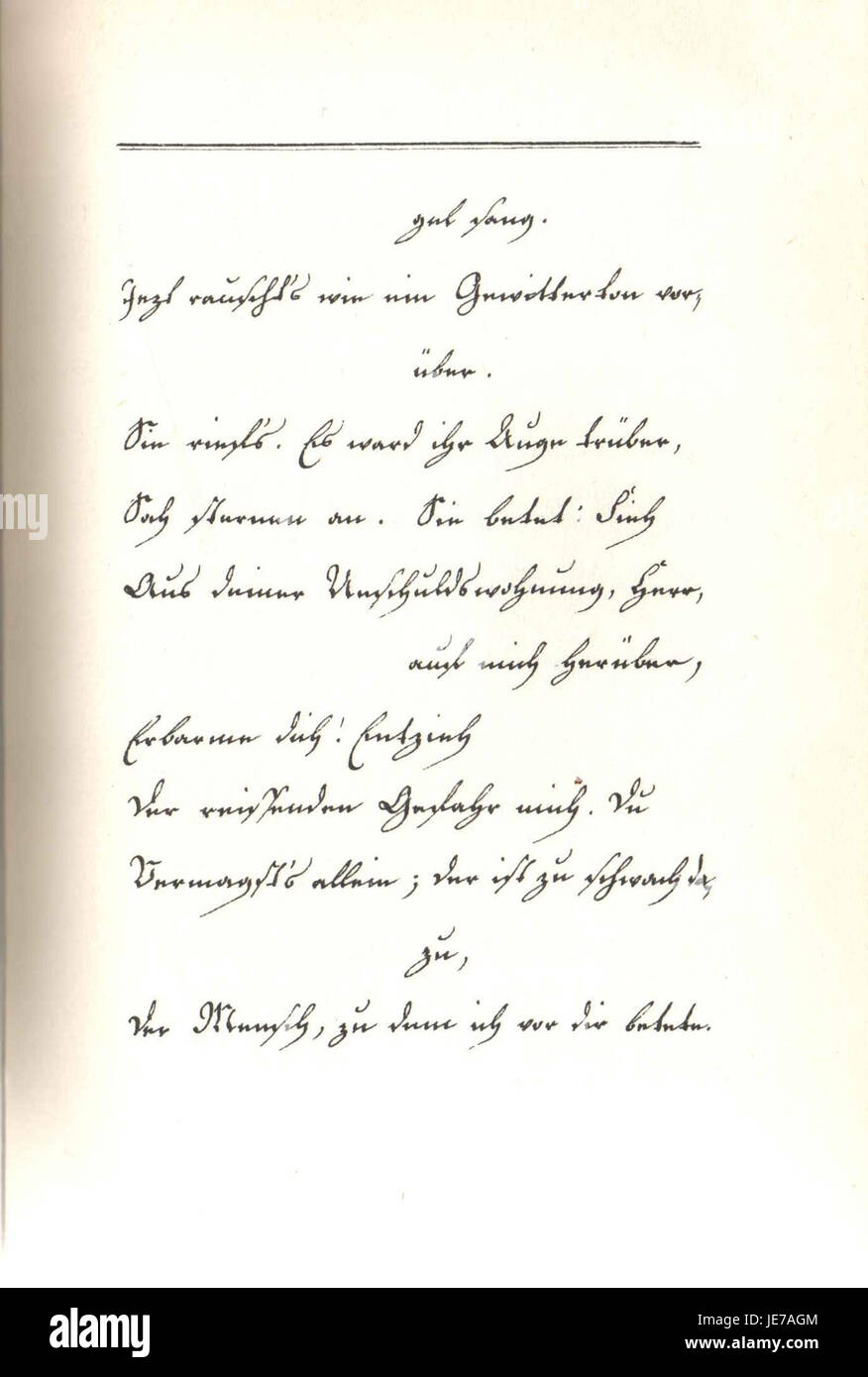 This image features a manuscript of J.W. Goethe's work, focusing on his ...