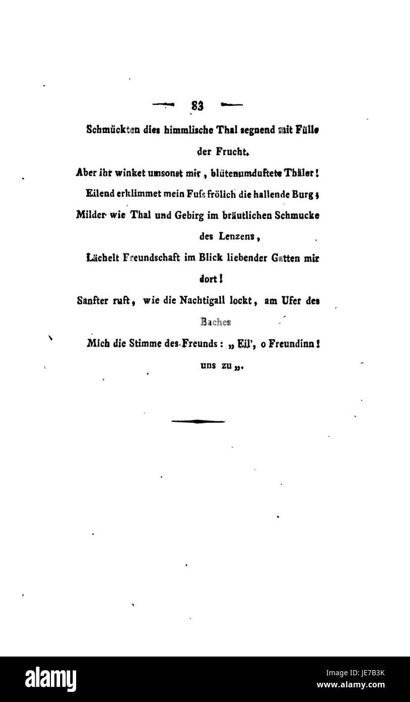 A 19th-century German poetry collection titled 'De Gedichte' by Brun ...