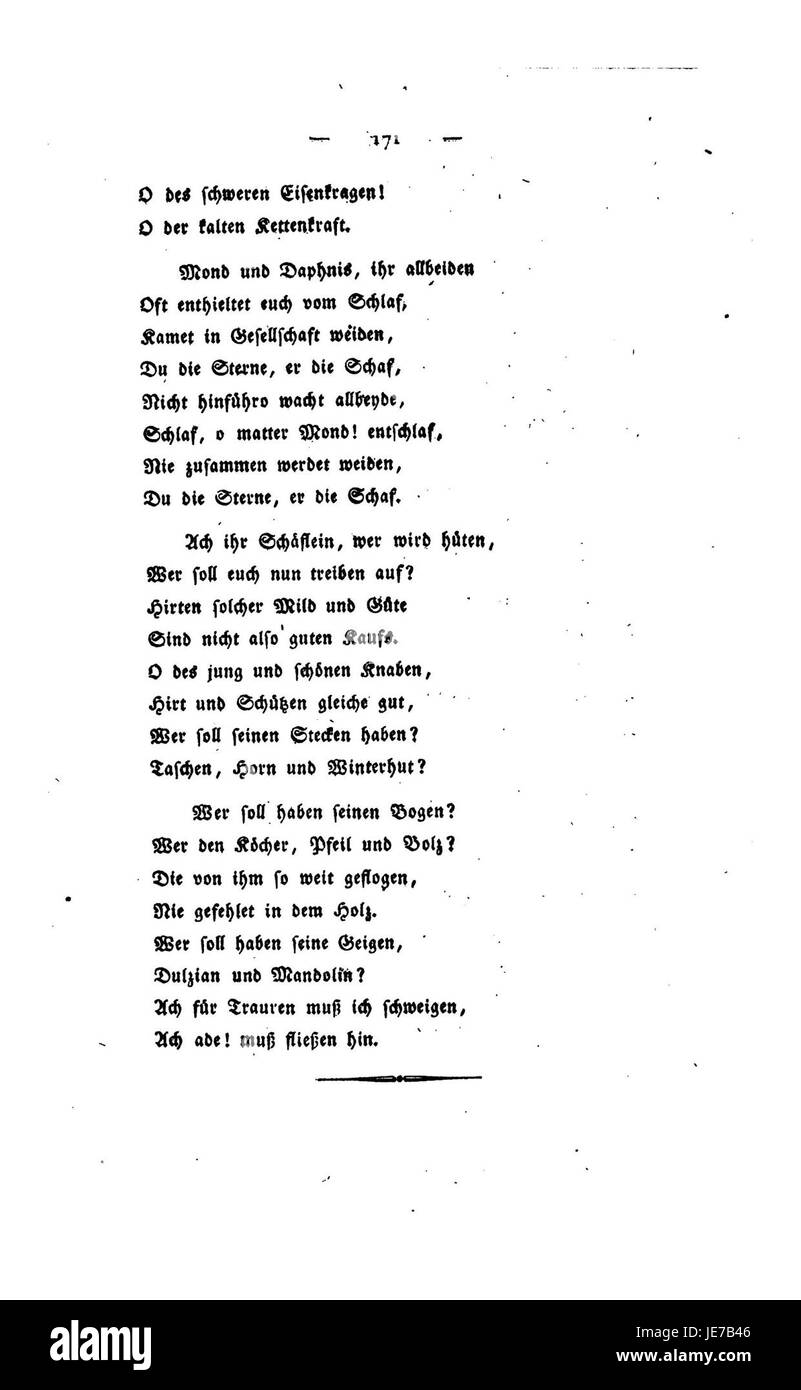 Traditional german poems hi-res stock photography and images - Alamy