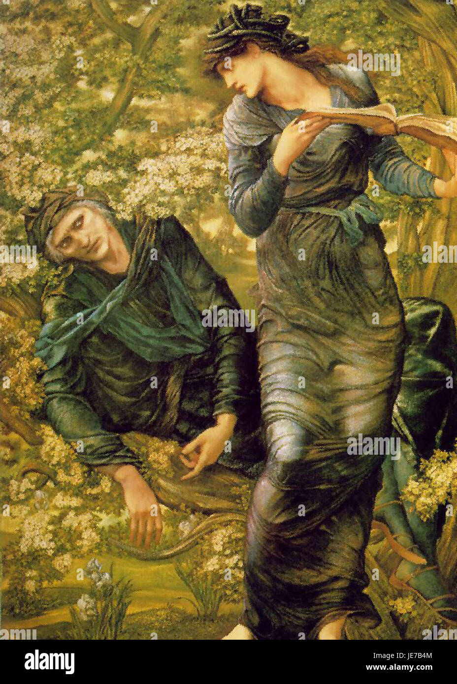 Edward Burne-Jones - The Beguiling of Merlin Stock Photo - Alamy