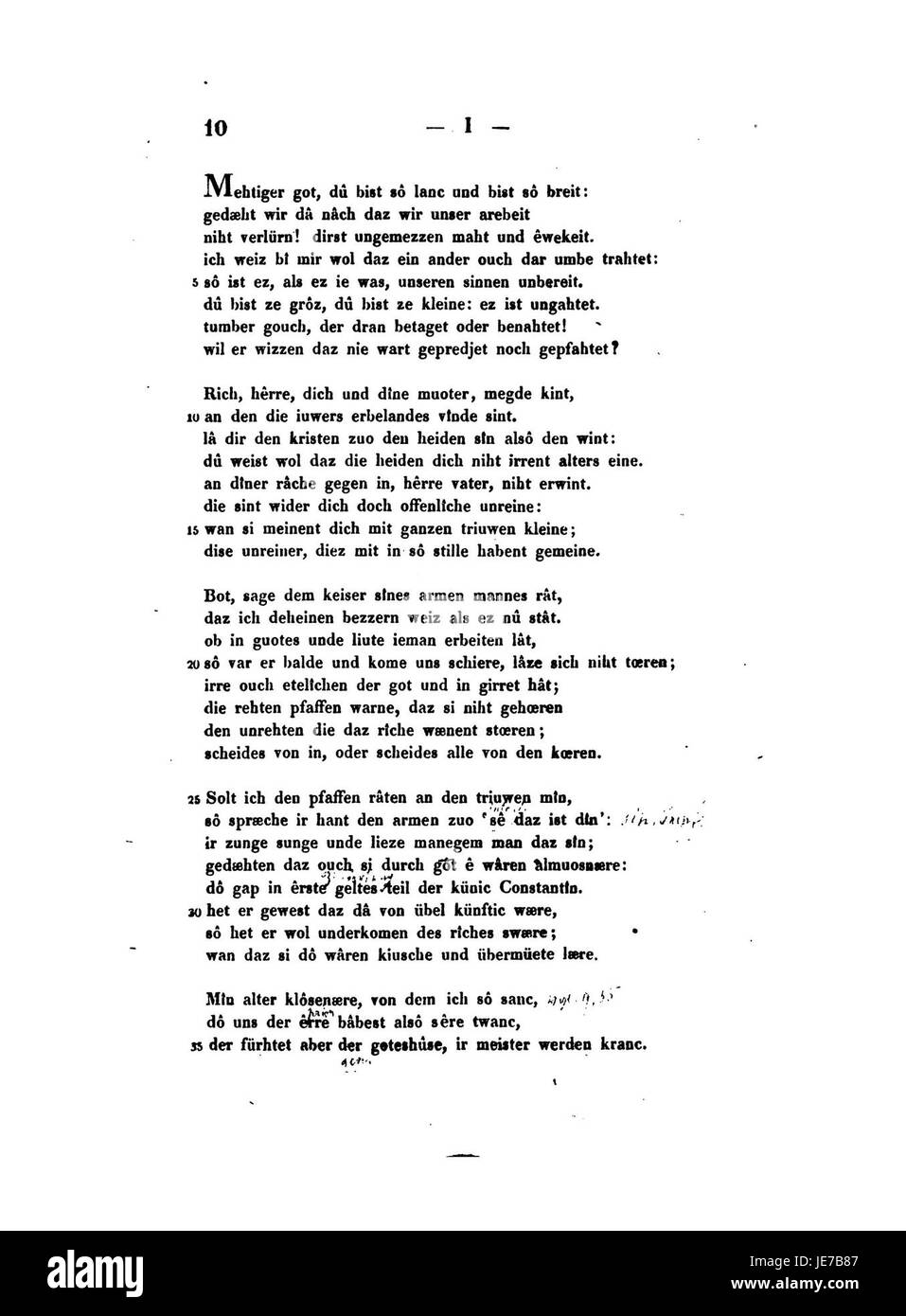 Walther von der vogelweide poems hi-res stock photography and images ...