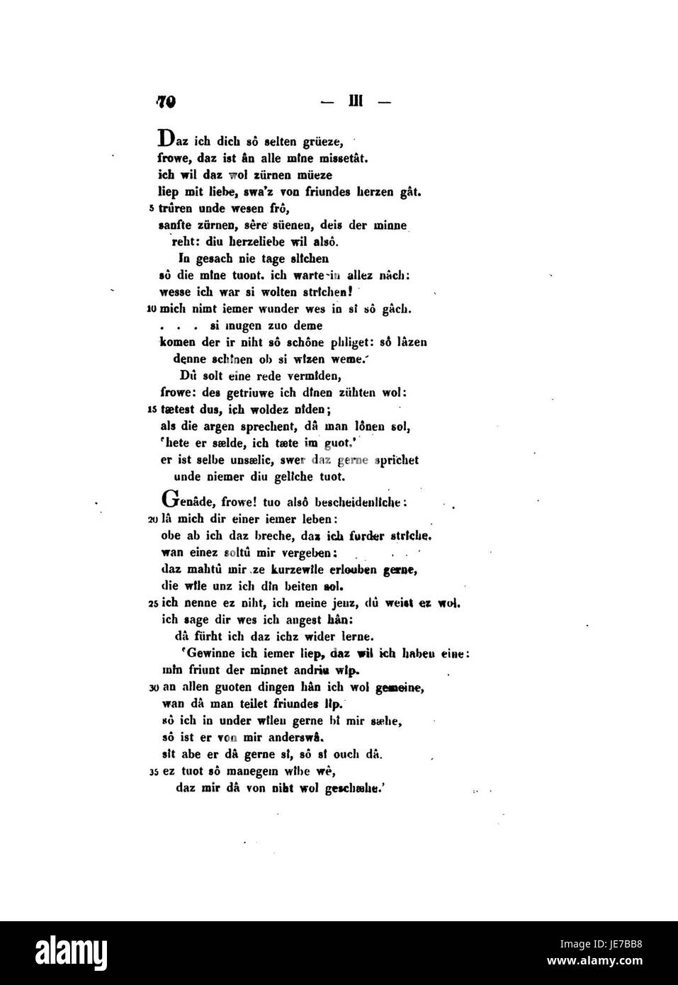 'Die Gedichte Walthers von der Vogelweide' is a collection of medieval ...