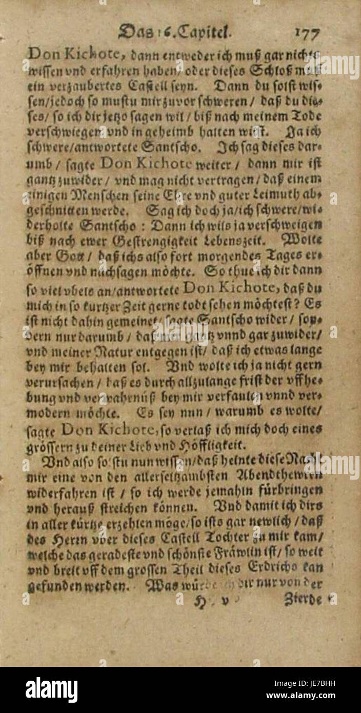 A 1773 edition of 'Don Quixote de la Mancha', a famous novel by Miguel ...