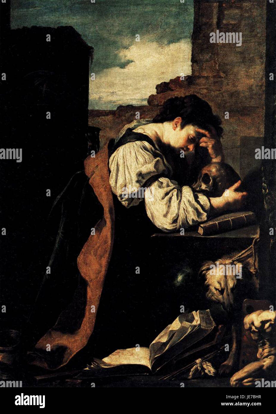 'Melancholy' by Domenico Fetti, a 17th-century Italian painting ...