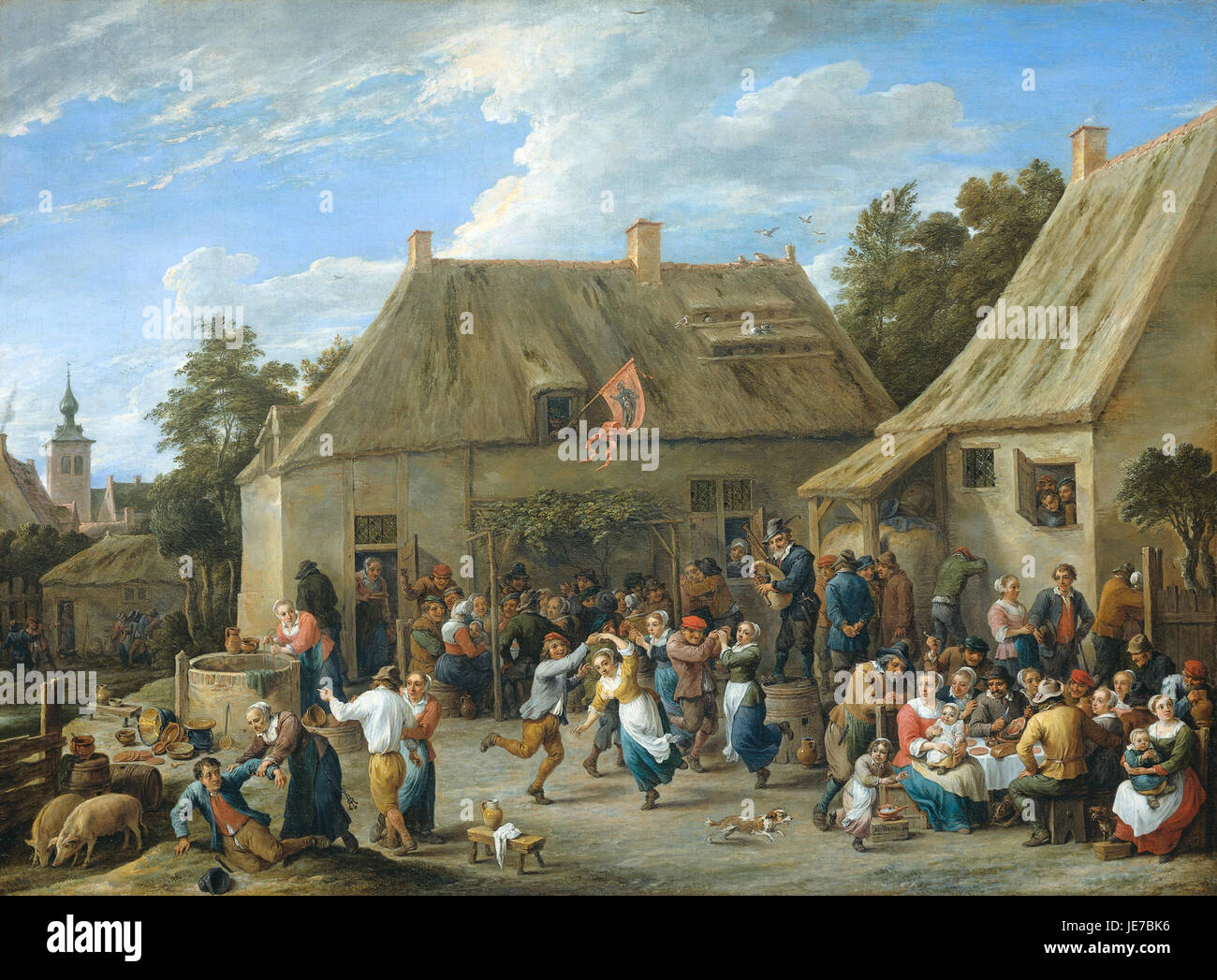 'Boerenkermis' is a painting by David Teniers, a 17th-century Flemish ...