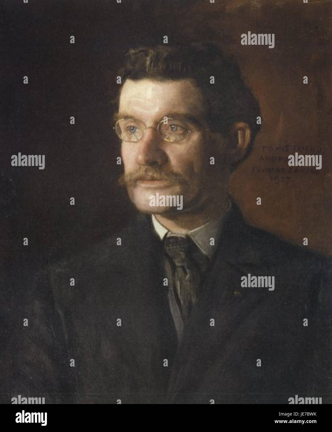 A portrait of Thomas Eagan, showcasing his likeness with attention to ...