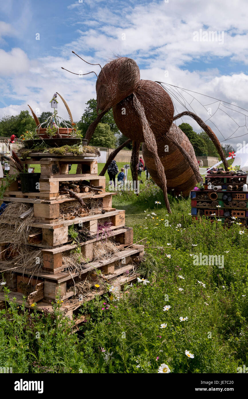 Eco-friendly Bug Hotel competition entries & towering bee sculpture ...
