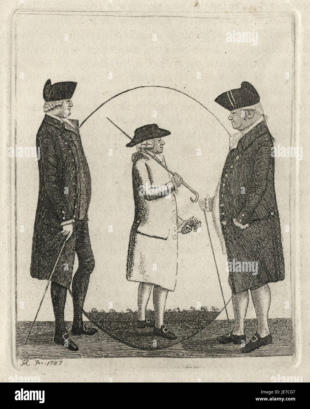 This historical portrait by John Kay features Alexander Gordon, Lord ...